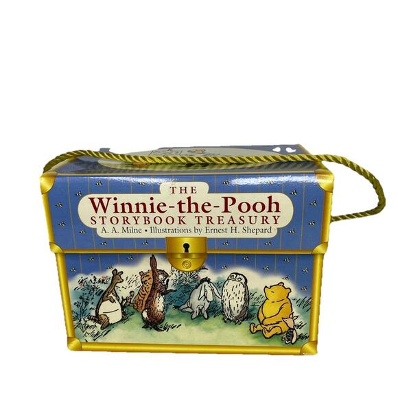 Toys Vintage Winnie The Pooh Storybook Treasury Box Set Of 5
